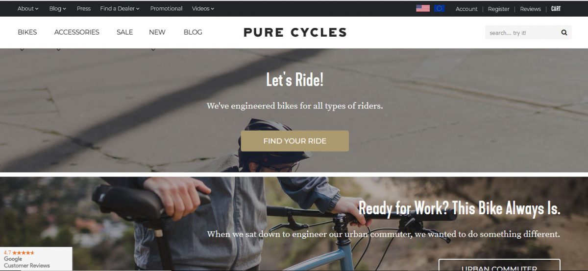 Pure Cycles | Custom Software Development Ukraine | Codeupset